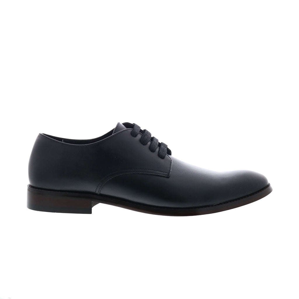 Rush By Gordon Rush Fulton Mens Black Oxfords & Lace Ups Plain Toe Sho - Ruze Shoes