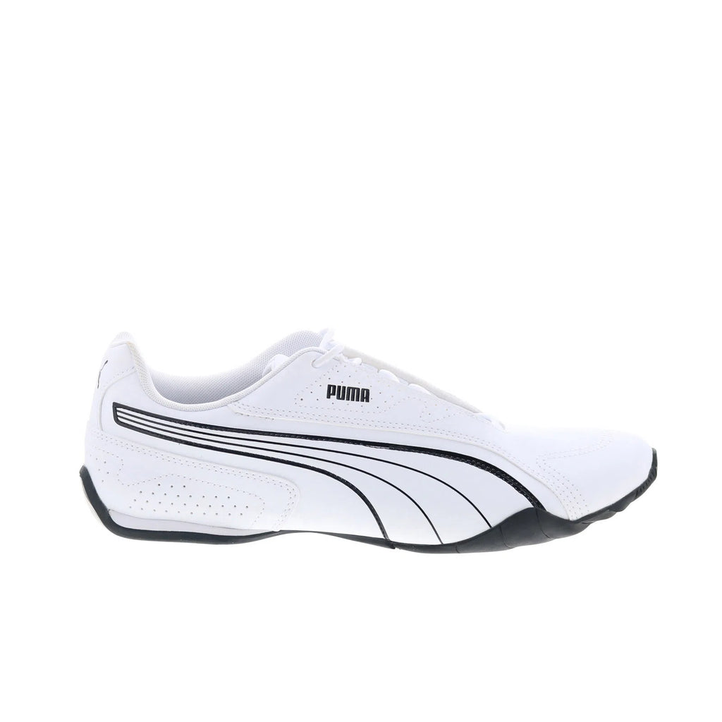 Puma Redon Bungee 38816701 Mens White Leather Lifestyle Sneakers Shoes - Ruze Shoes