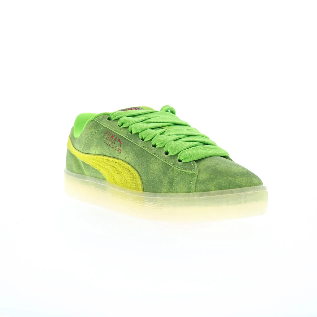 Puma Suede XL Ghostbusters Slimer Mens Green Lifestyle Sneakers Shoes - Ruze Shoes
