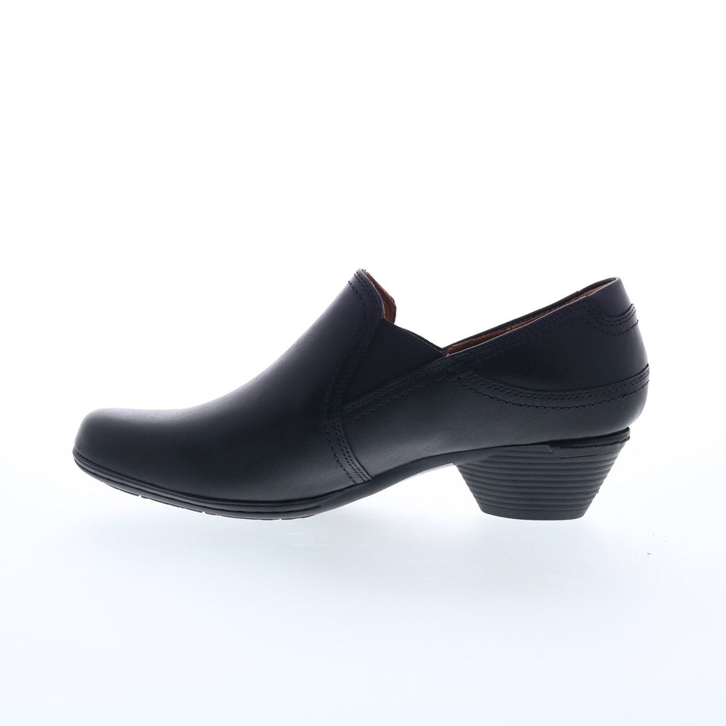 Cobb Hill Laurel V Shootie CJ3166 Womens Black Leather Ankle & Booties - Ruze Shoes