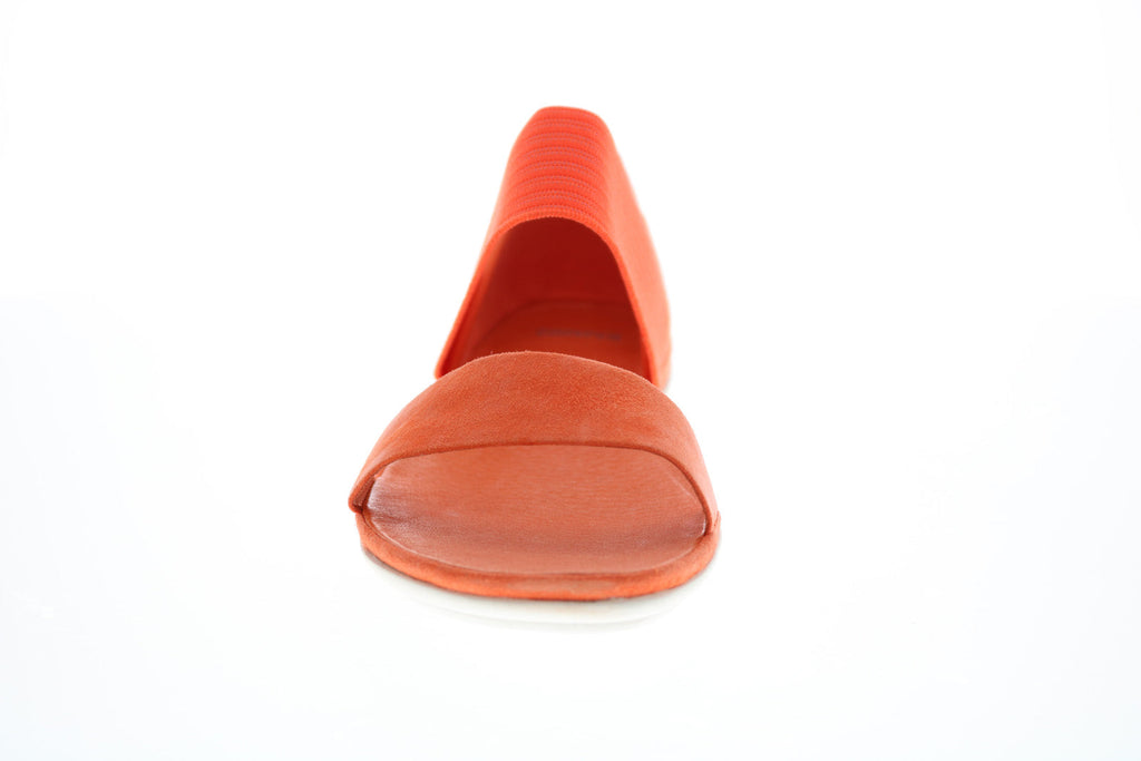 Camper Right Nina 21735-059 Womens Orange Suede Slip On Strap Sandals ...