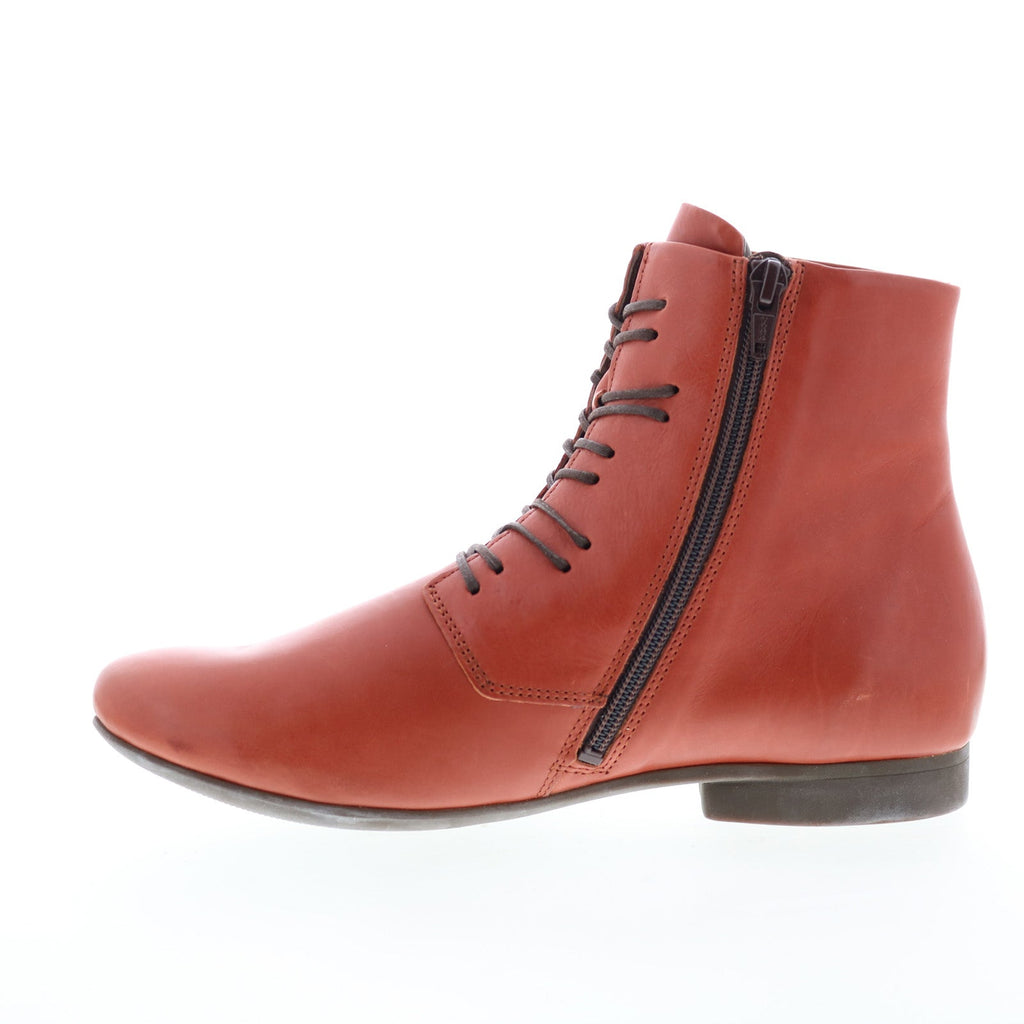 Think! Guad Lace Up 000613-5000RO Womens Red Leather Casual Dress Boot ...