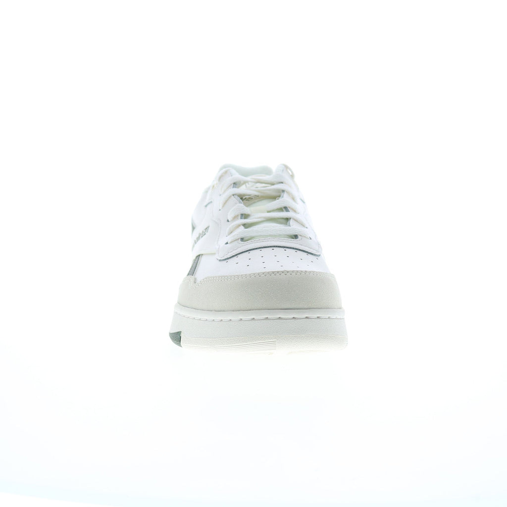 Reebok BB 4000 II Mens White Leather Lace Up Lifestyle Sneakers Shoes ...