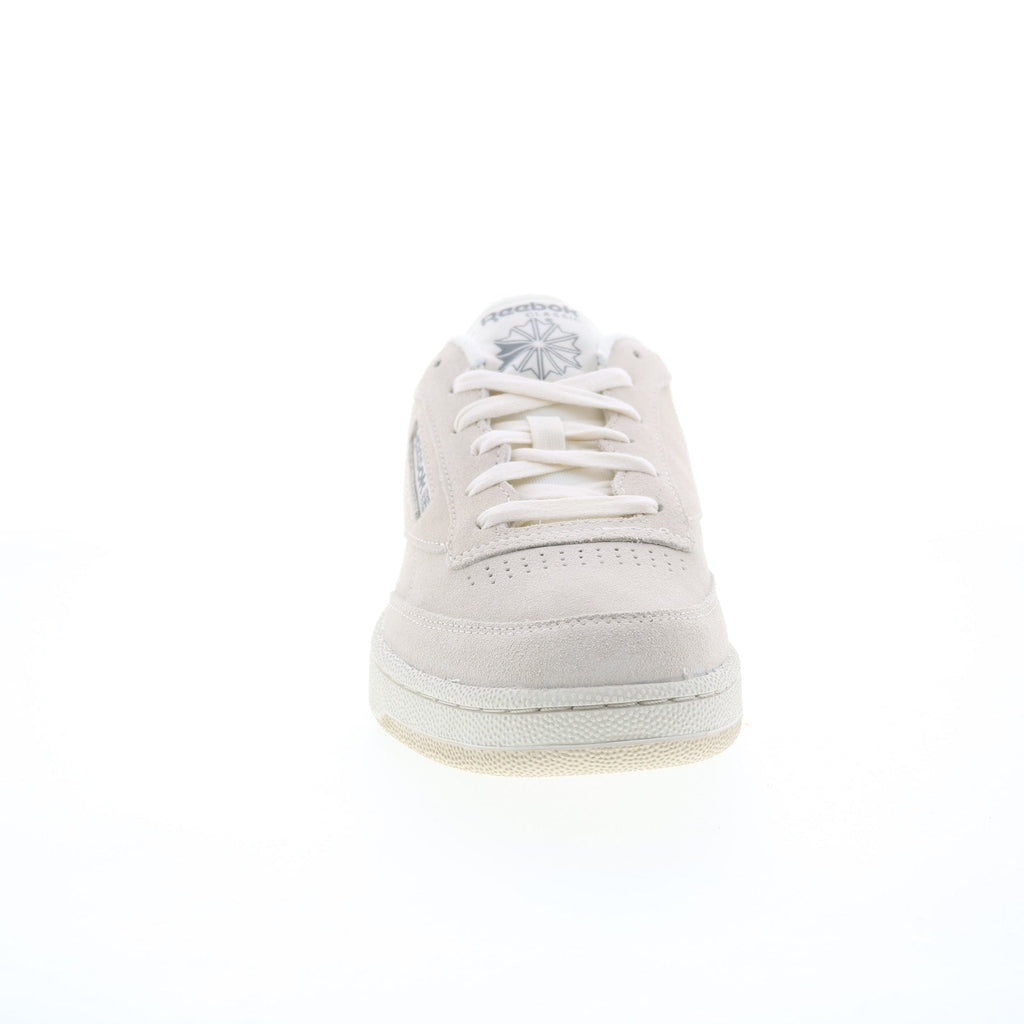 Reebok Club C 85 Mens Gray Suede Lace Up Lifestyle Sneakers Shoes ...
