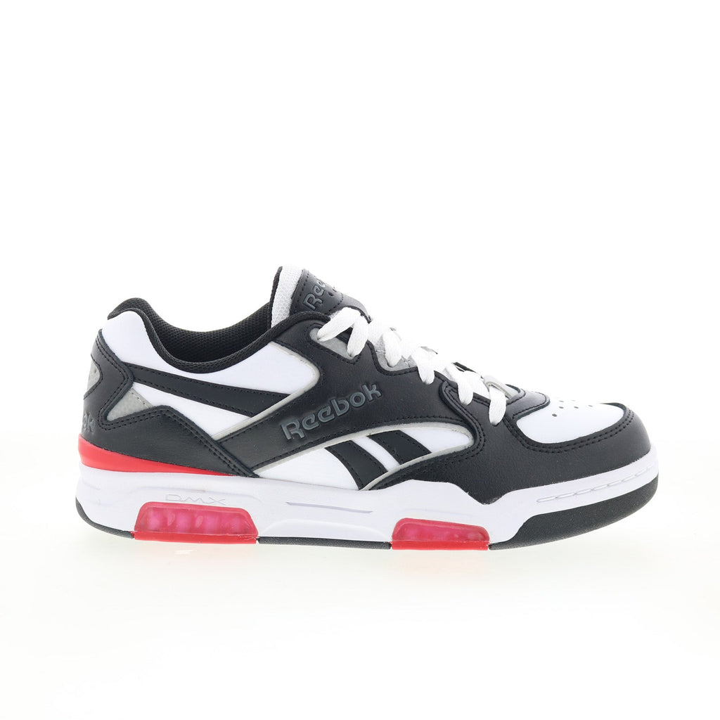 Reebok BB 4500 DMX Mens White Leather Lace Up Lifestyle Sneakers Shoes ...
