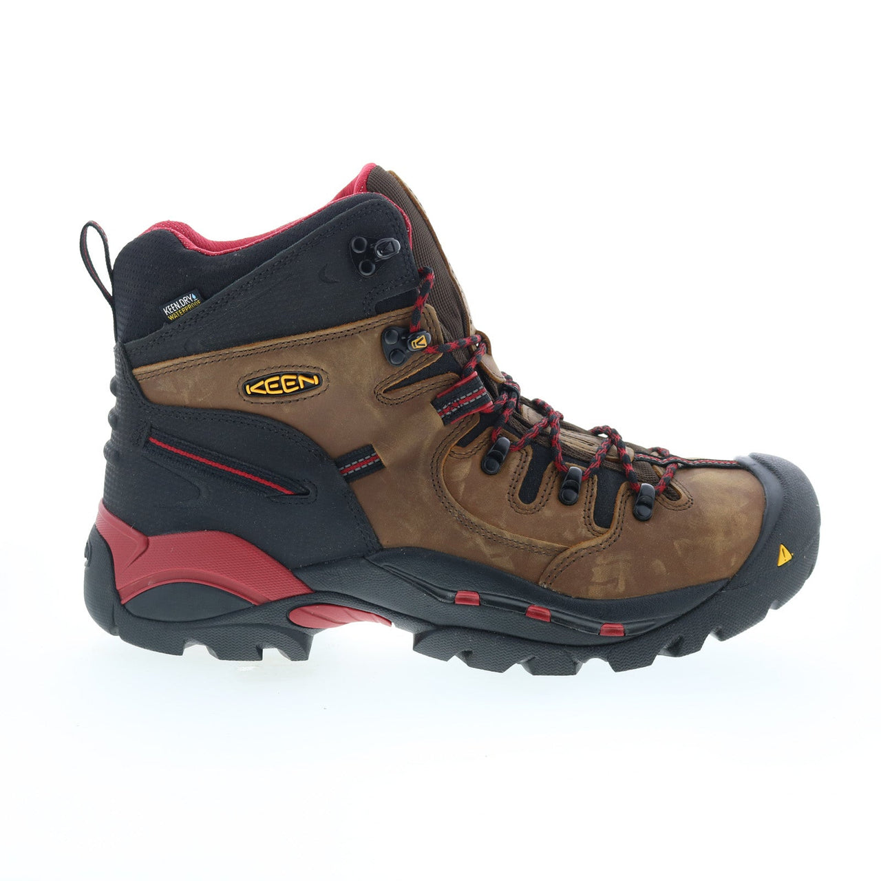 Keen Pittsburgh Bison Steel Toe Waterproof Boots Mens Brown Wide Work ...