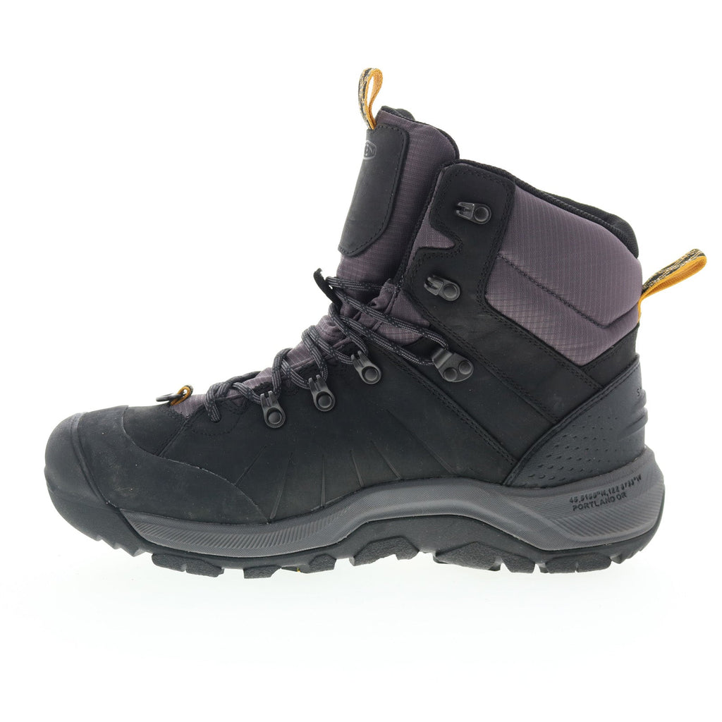 Keen Revel 4 Mid Height Polar Insulated Waterproof Mens Black Work Boo ...