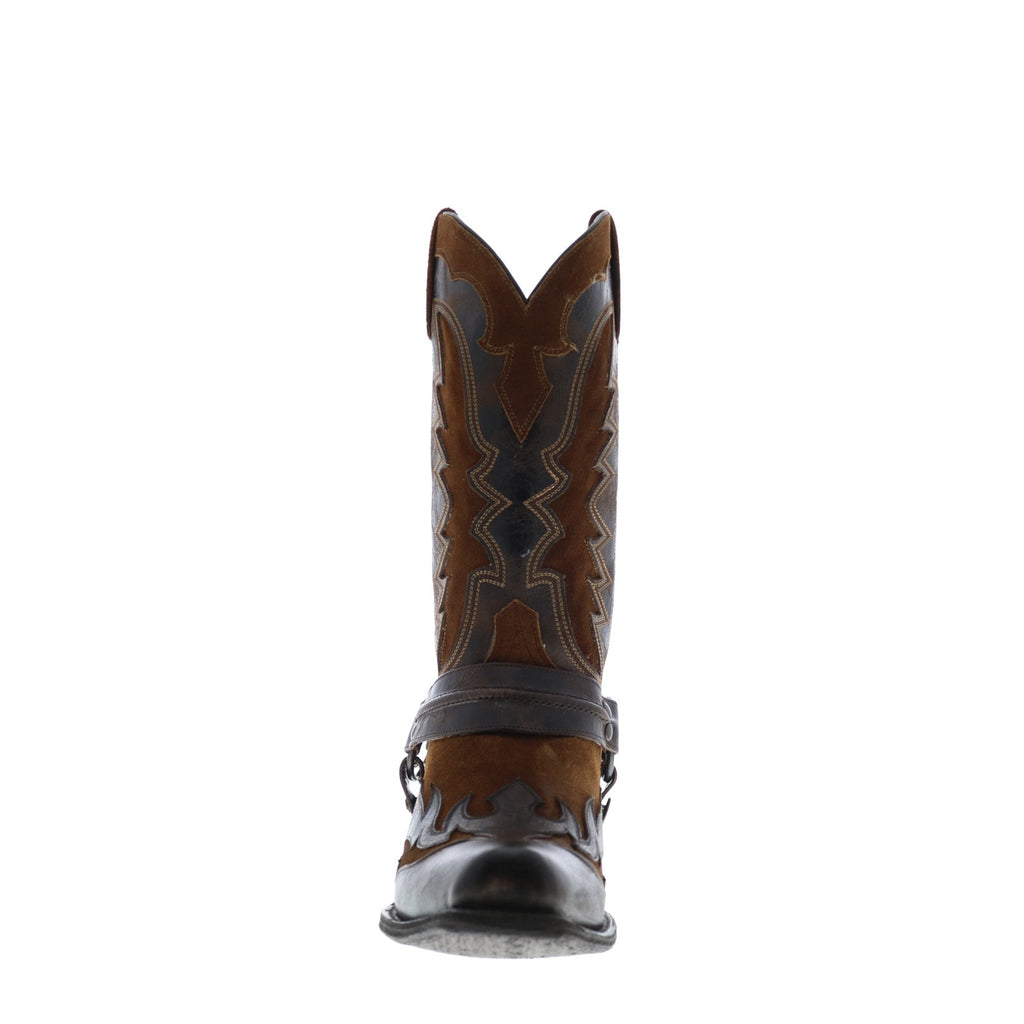 Stetson Outlaw Wings Rough Out Mens Brown Wide Leather Cowboy Western ...