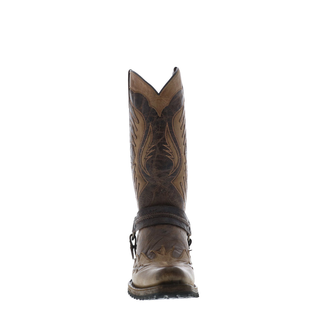 Stetson Outlaw Lug Exotic Leather BR Mens Brown Wide Cowboy Western Bo ...