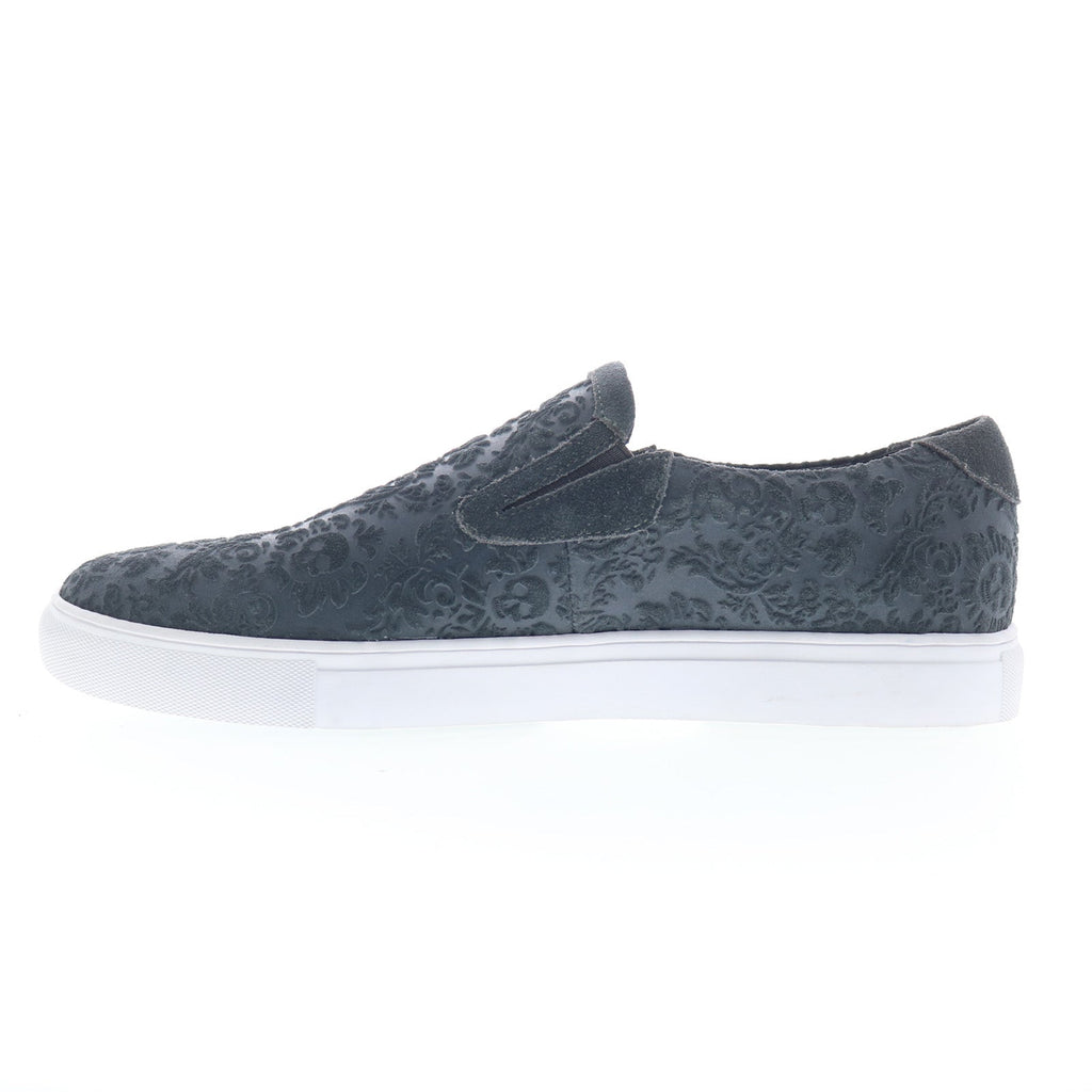 Robert Graham Visanto 123-1-B106 Mens Gray Suede Lifestyle Sneakers Sh ...