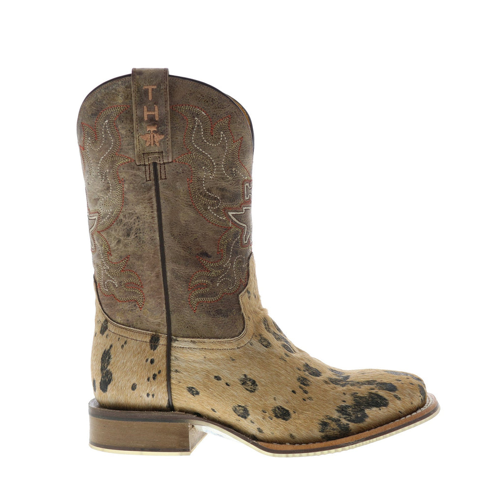 Tin Haul Hairston Buffalo Sole Exotic Leather Mens Brown Cowboy Wester ...