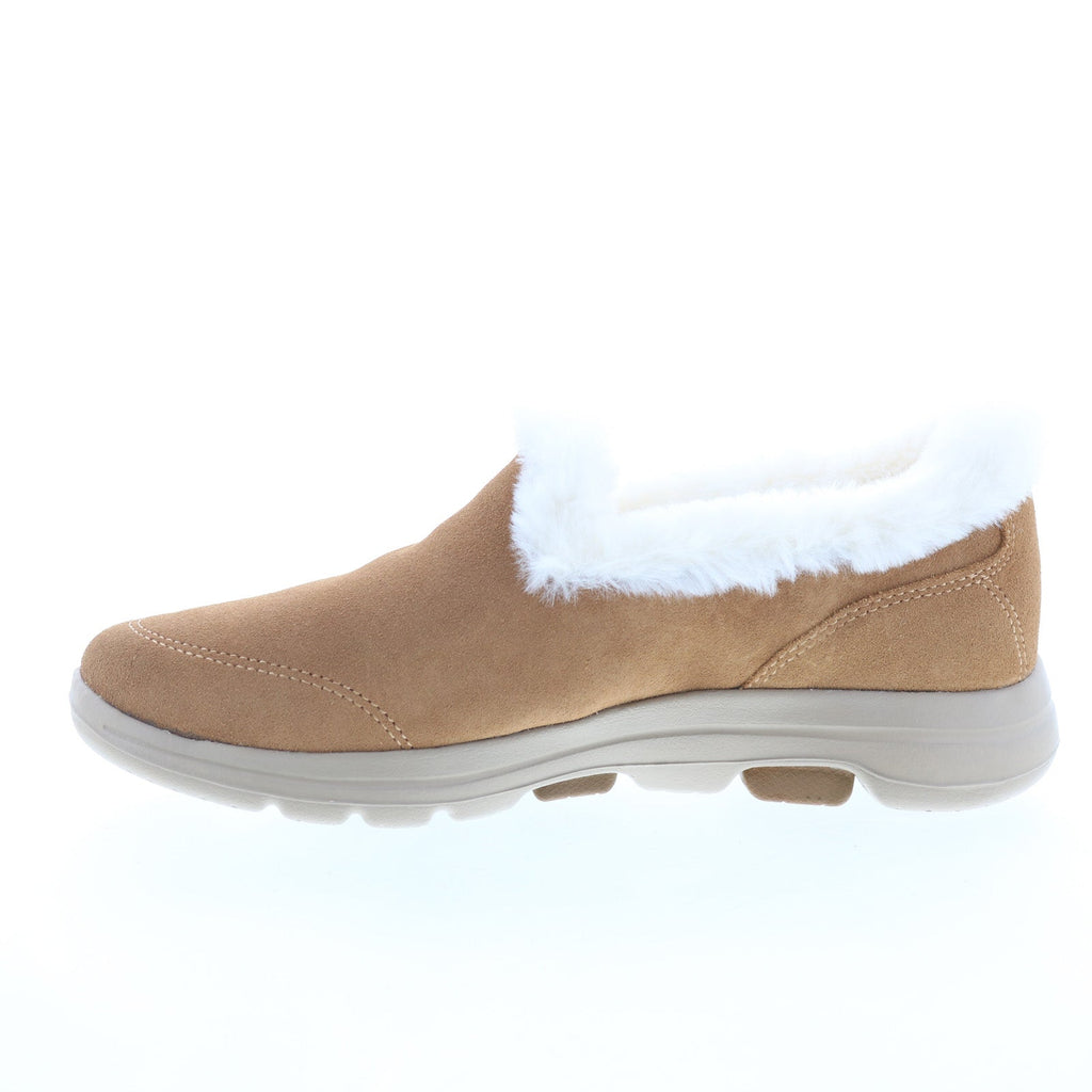 Skechers Bobs Go Walk 5 Toasty 18250 Womens Brown Lifestyle Sneakers S ...