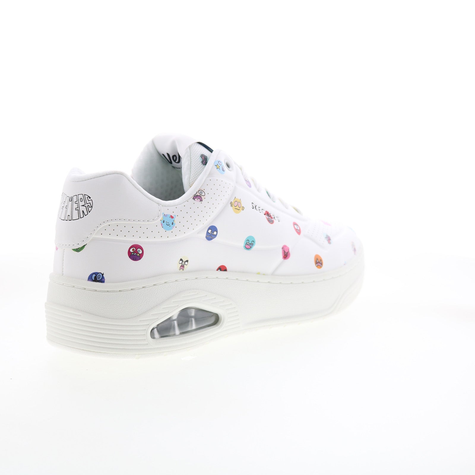 Skechers Uno Court Vexx Multi Moji Mens White Lifestyle Sneakers Shoes ...