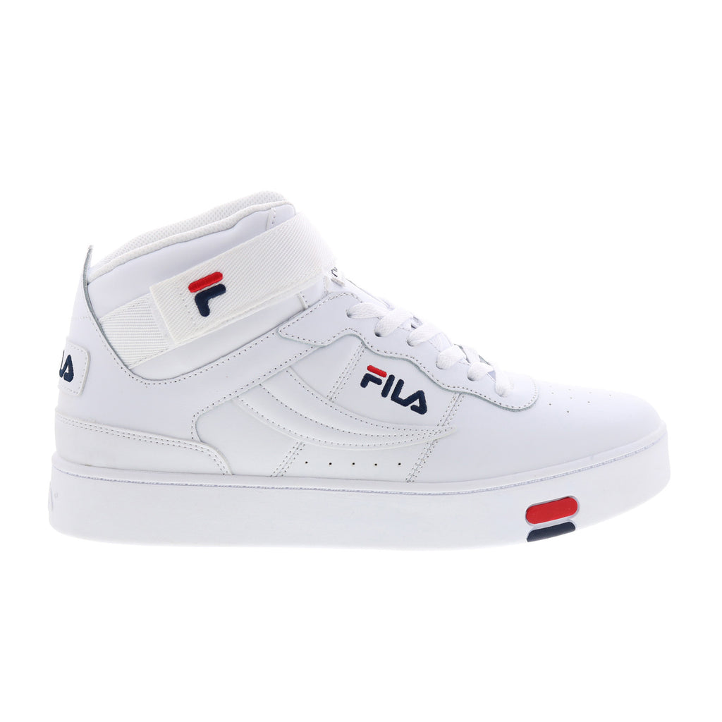 Fila V-10 Lux 1CM00881-125 Mens White Leather Lifestyle Sneakers Shoes ...