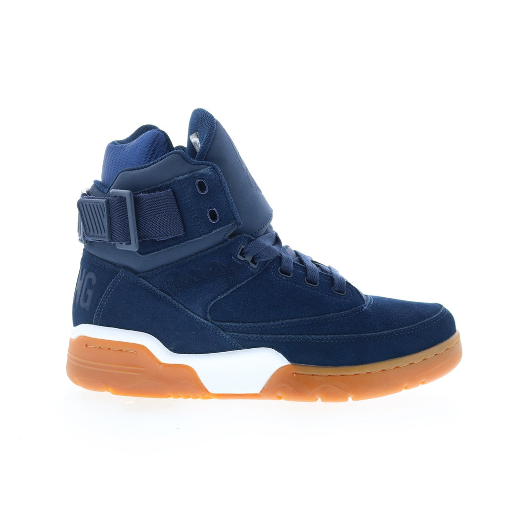 Ewing Athletics 33 HI 1EW90212-475 Mens Blue Suede Lifestyle Sneakers ...