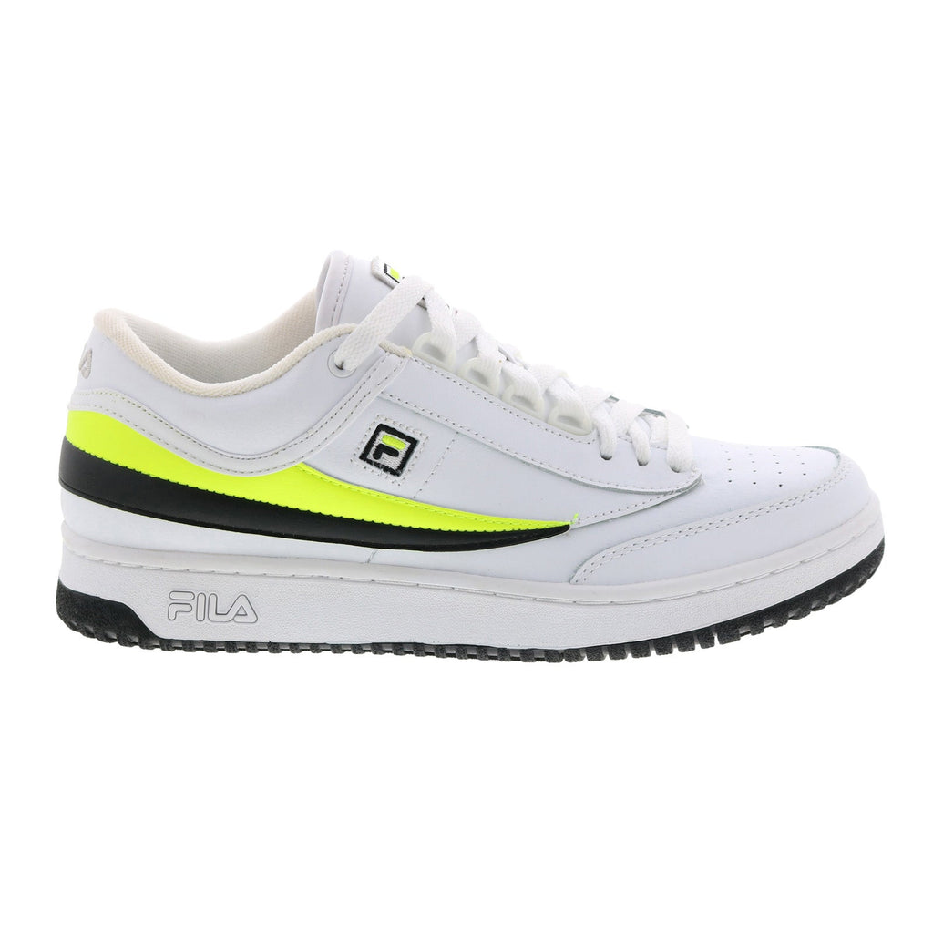 Fila T-1 Mid 1TM00074-115 Mens White Leather Lifestyle Sneakers Shoes ...