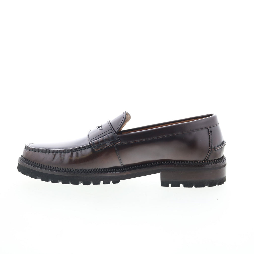 Johnston & Murphy Donnell Penny Mens Brown Loafers & Slip Ons Penny Sh ...