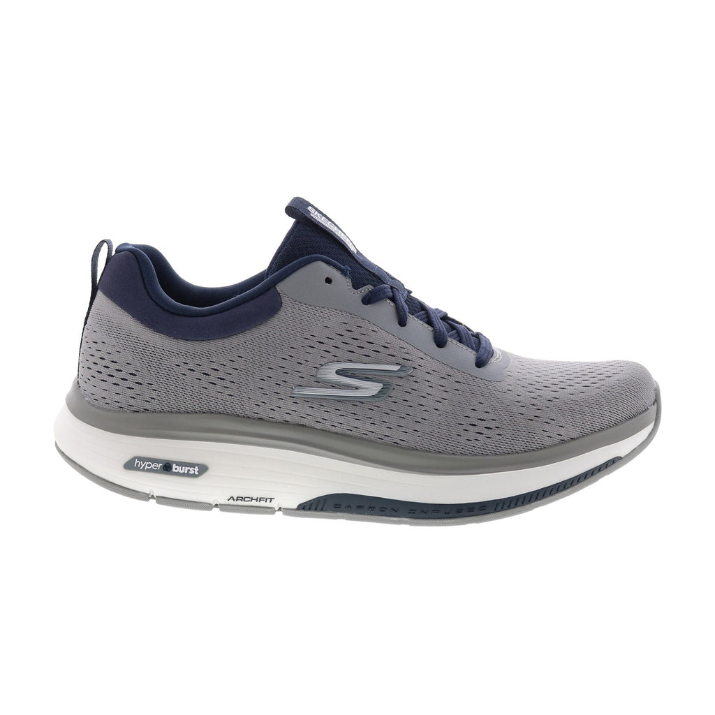 Skechers GO WALK Workout Walker Outpace Mens Gray Lifestyle Sneakers S ...