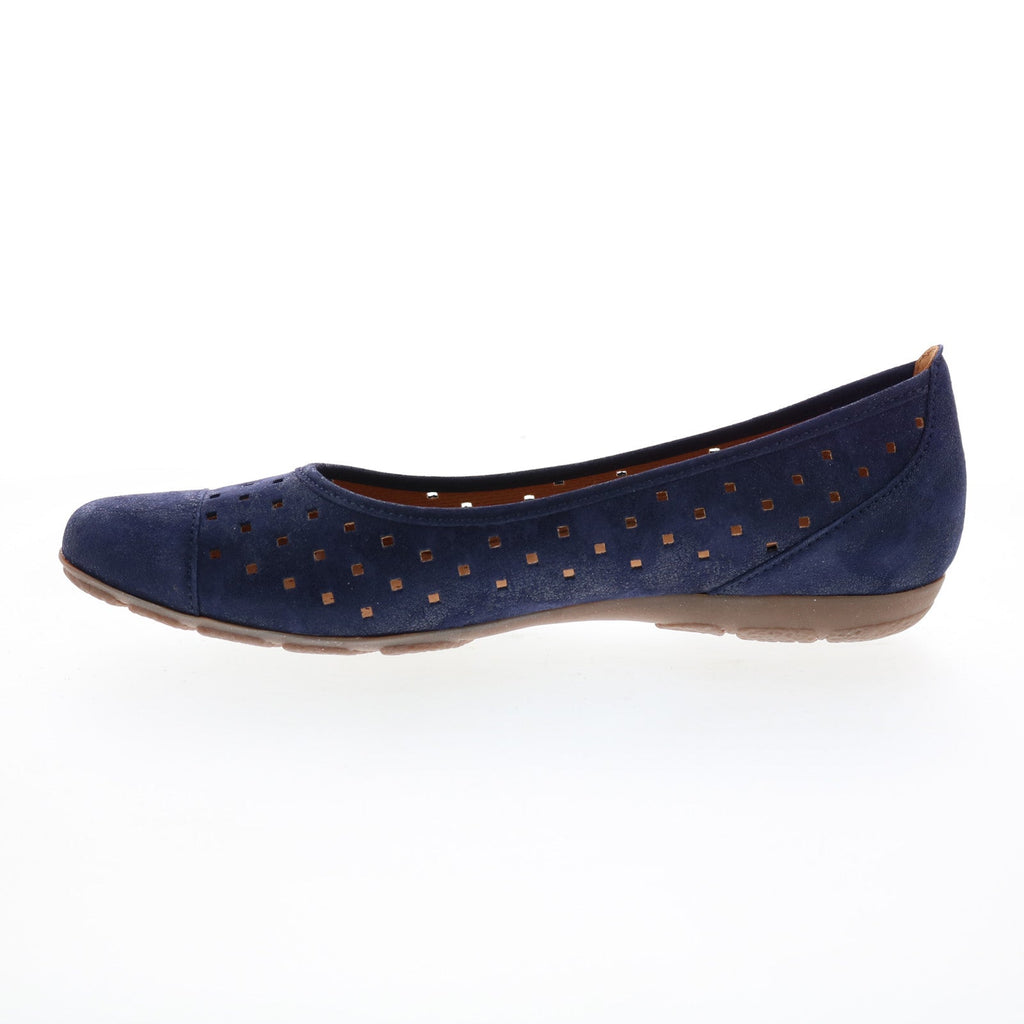 Gabor 24-169-66 Womens Black Slip On Ballet Flats Shoes - Ruze Shoes