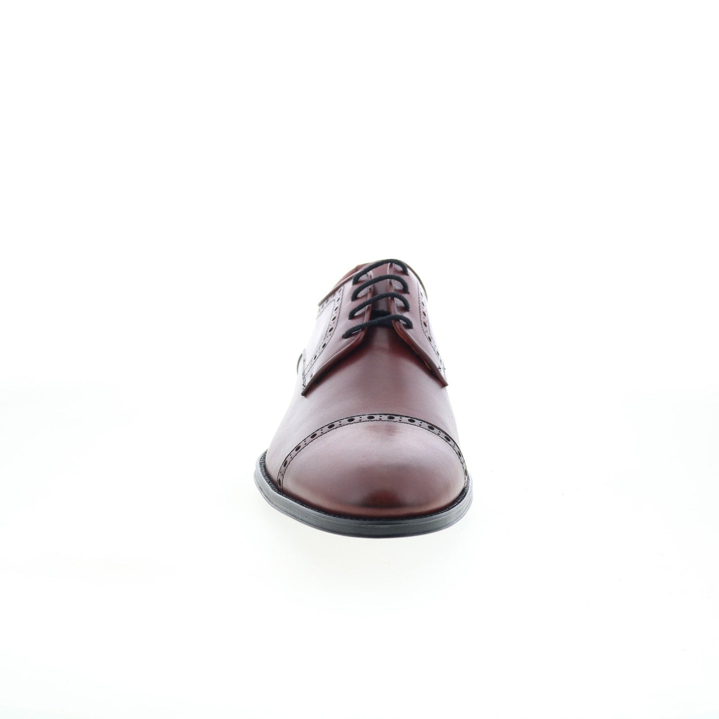 Zelli Italia Giovanni Calfskin Mens Burgundy Oxfords Cap Toe Shoes ...