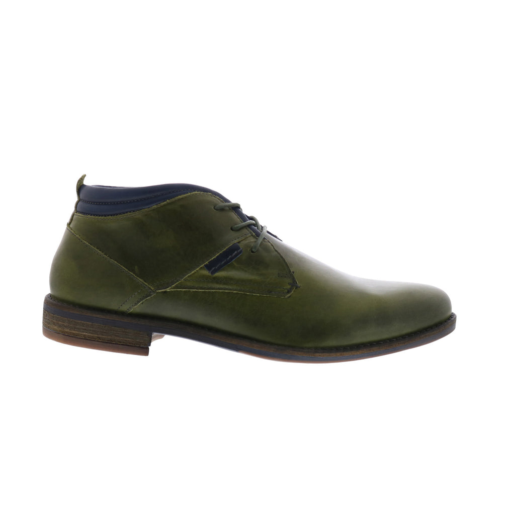 Parc City Boot Co. Central 2526HF-23 Mens Green Leather Chukkas Boots ...