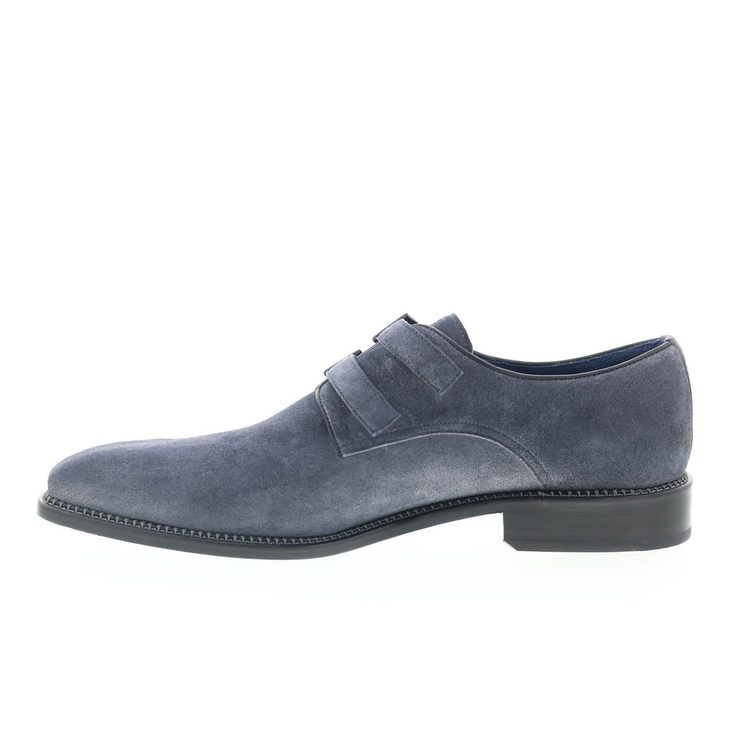 Mezlan Mez259 Mens Gray Suede Loafers & Slip Ons Casual Shoes - Ruze Shoes
