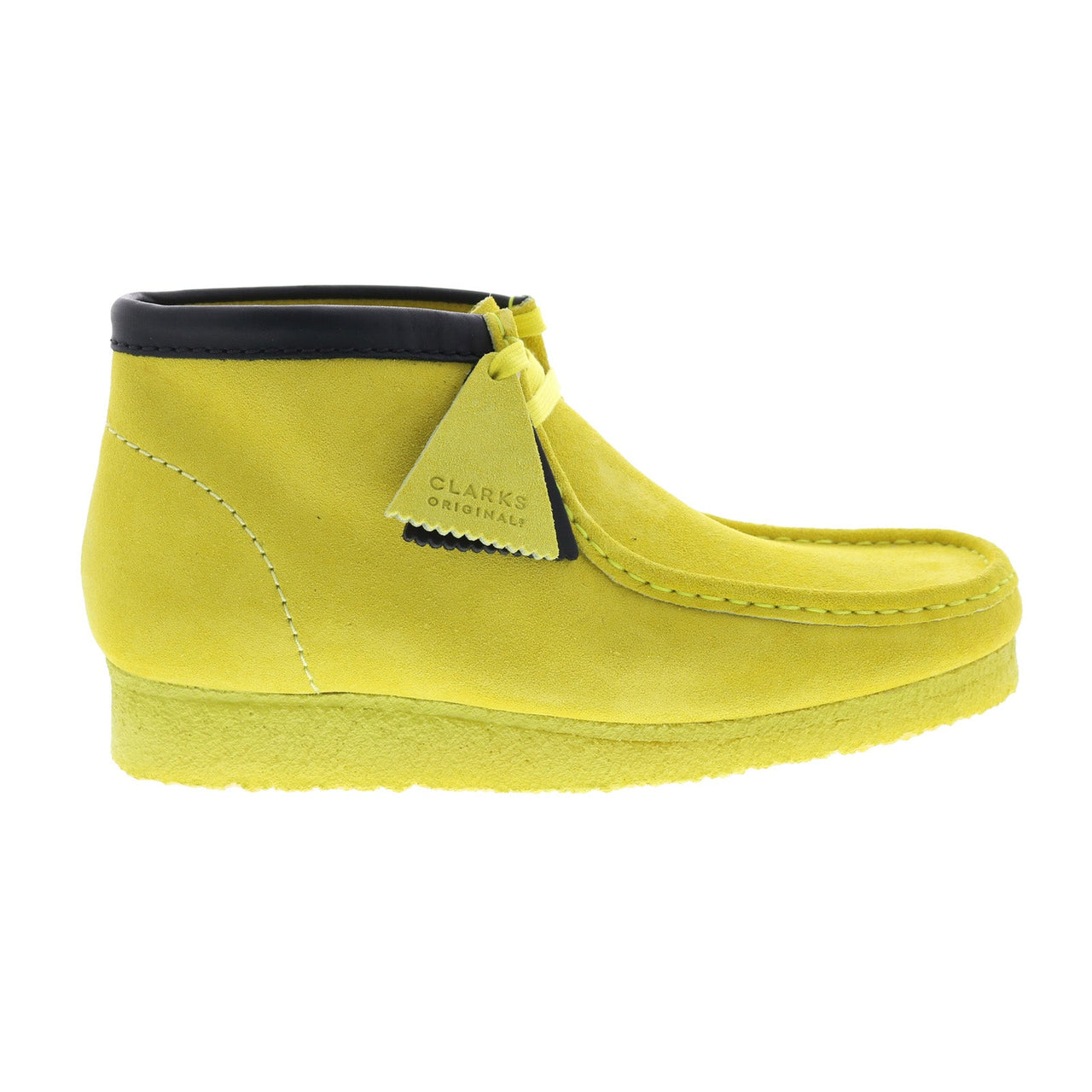 Clarks Wallabee Boot 26162470 Mens Yellow Suede Lace Up Chukkas Boots ...