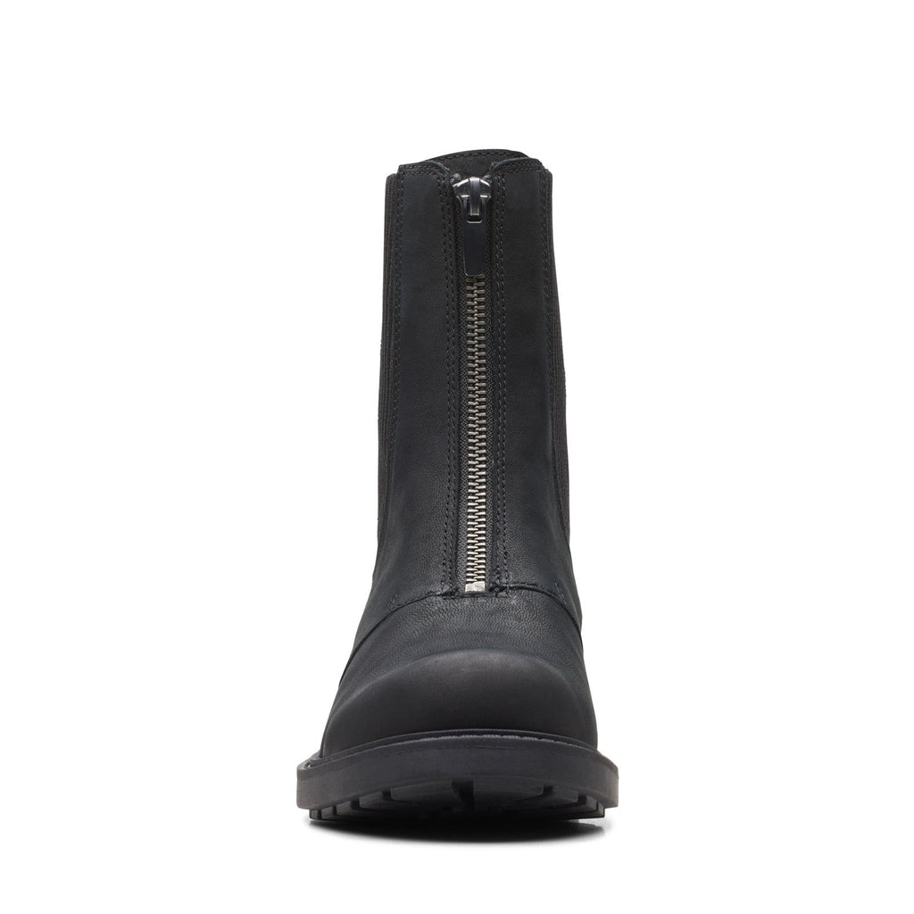 Clarks Orinoco 2 Up 26167568 Womens Black Leather Casual Dress Boots ...