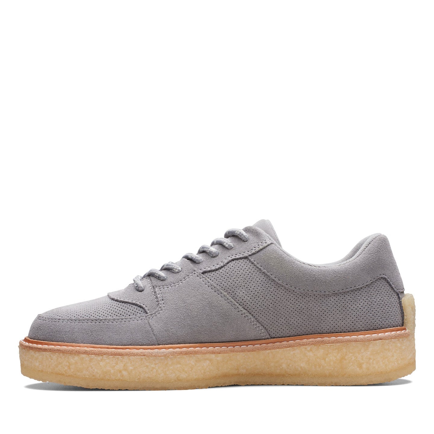 Clarks Sandford Ronnie Fieg Kith Mens Gray Suede Lifestyle Sneakers Sh ...