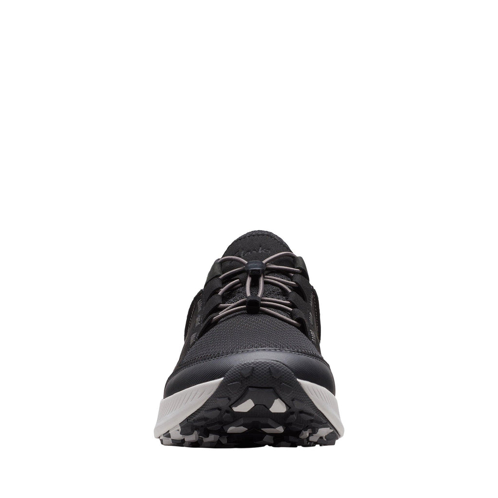 Clarks ATL Trail Walk 26170374 Mens Black Leather Lifestyle Sneakers S ...