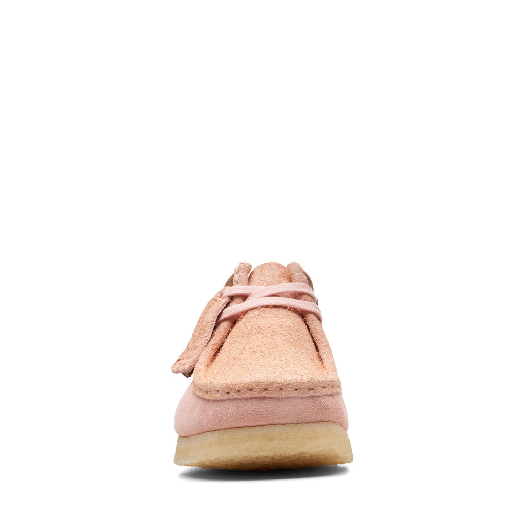 Clarks Wallabee 26171990 Mens Pink Leather Oxfords & Lace Ups Casual S ...
