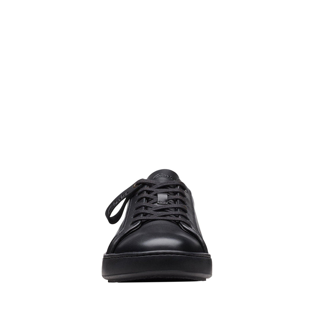 Clarks CourtLite Move 26172395 Mens Black Leather Lifestyle Sneakers S ...