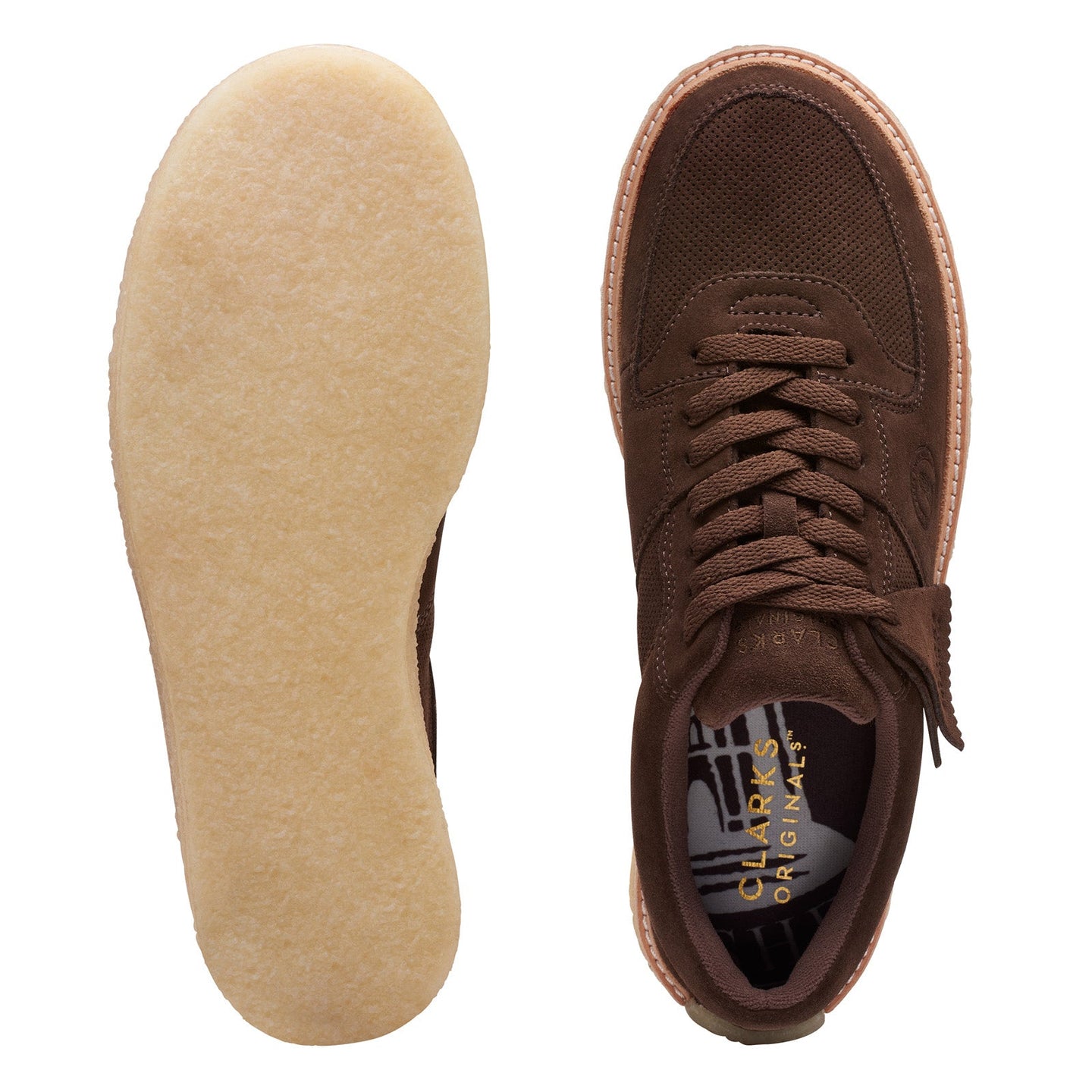 Clarks Sandford Ronnie Fieg Kith Mens Brown Lifestyle Sneakers Shoes ...