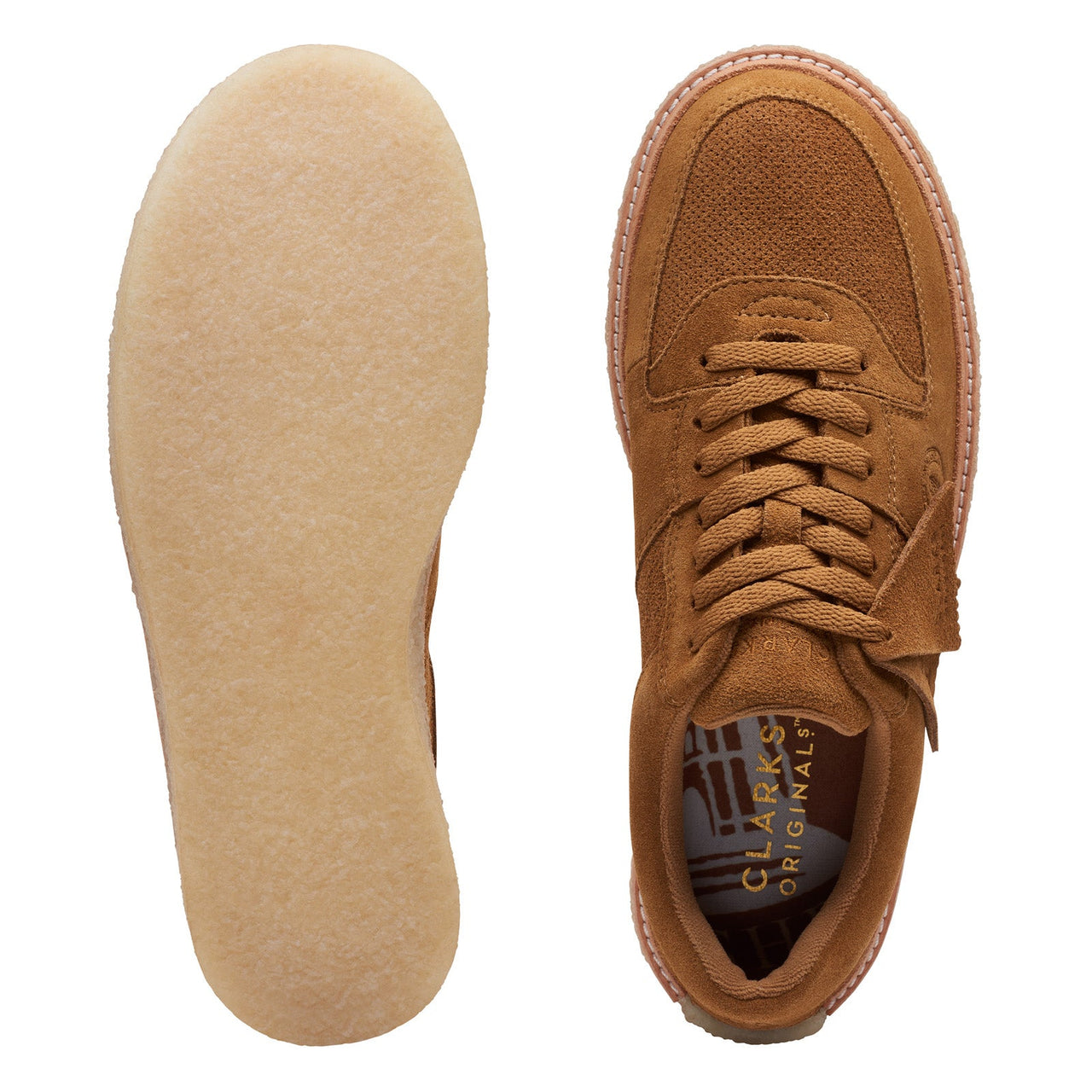 Clarks Sandford 26173373 Mens Brown Leather Lifestyle Sneakers Shoes ...
