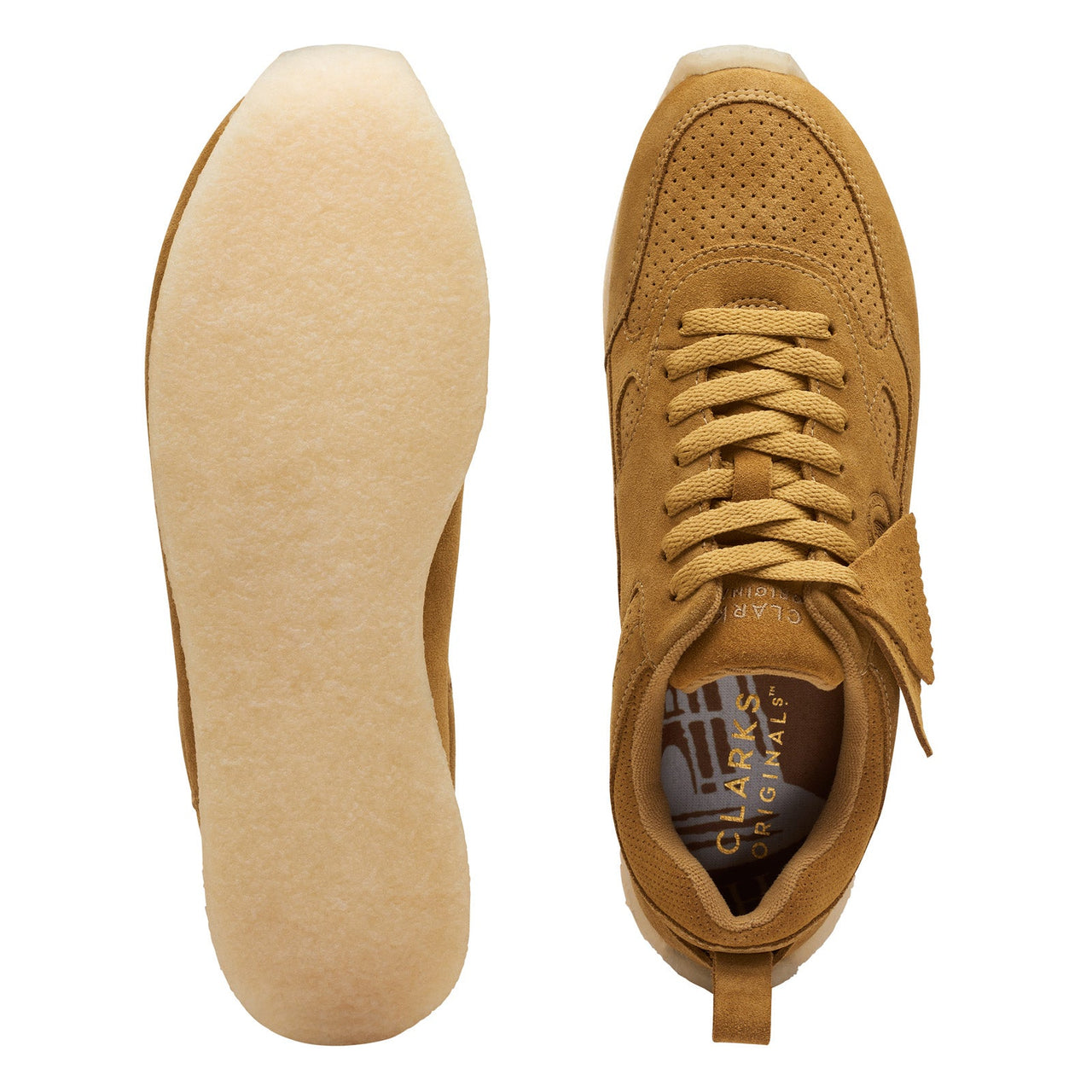 Clarks Lockhill Ronnie Fieg Kith Mens Brown Lifestyle Sneakers Shoes ...