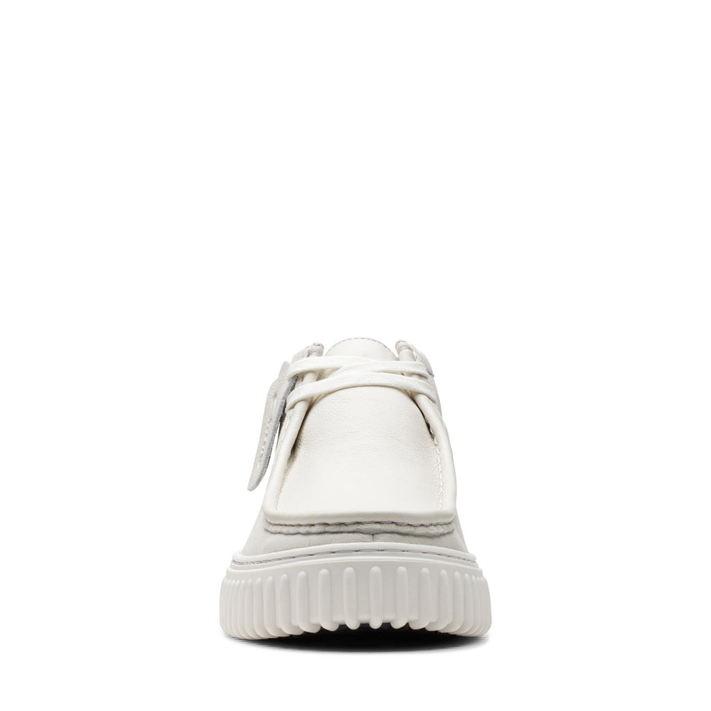 Clarks Torhill Hi 26173662 Mens White Leather Lace Up Chukkas Boots ...