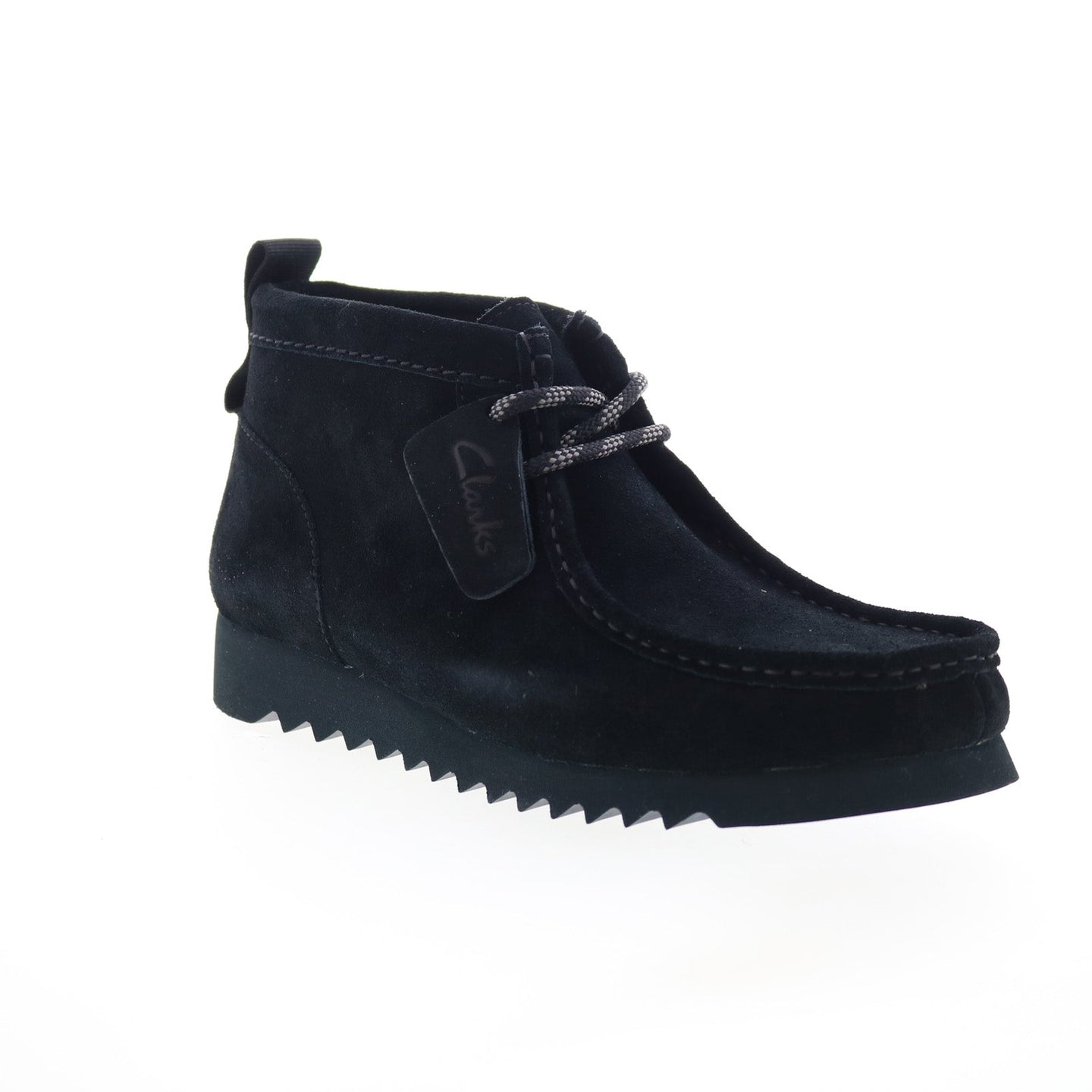 Clarks Wallabee 2 FTRE 26174936 Mens Black Suede Lace Up Chukkas Boots ...