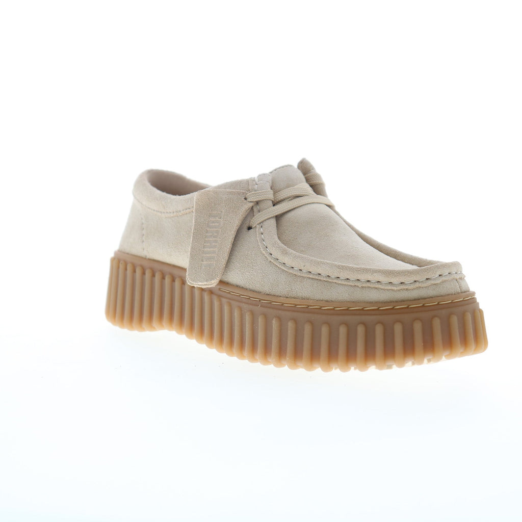 Clarks Torhill Bee 26175410 Womens Beige Oxfords & Lace Ups Casual Sho ...