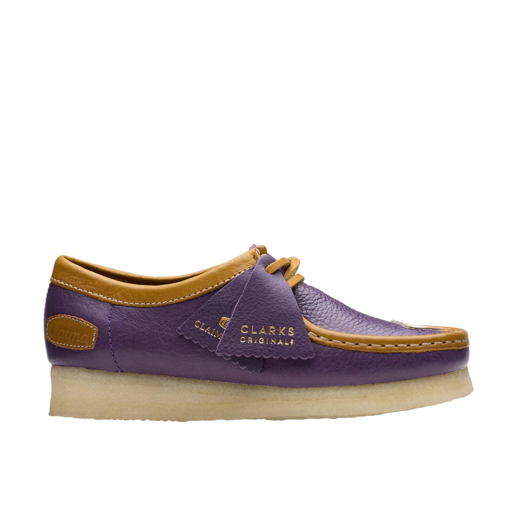 Clarks Wallabee 26175433 Mens Purple Oxfords & Lace Ups Casual Shoes ...