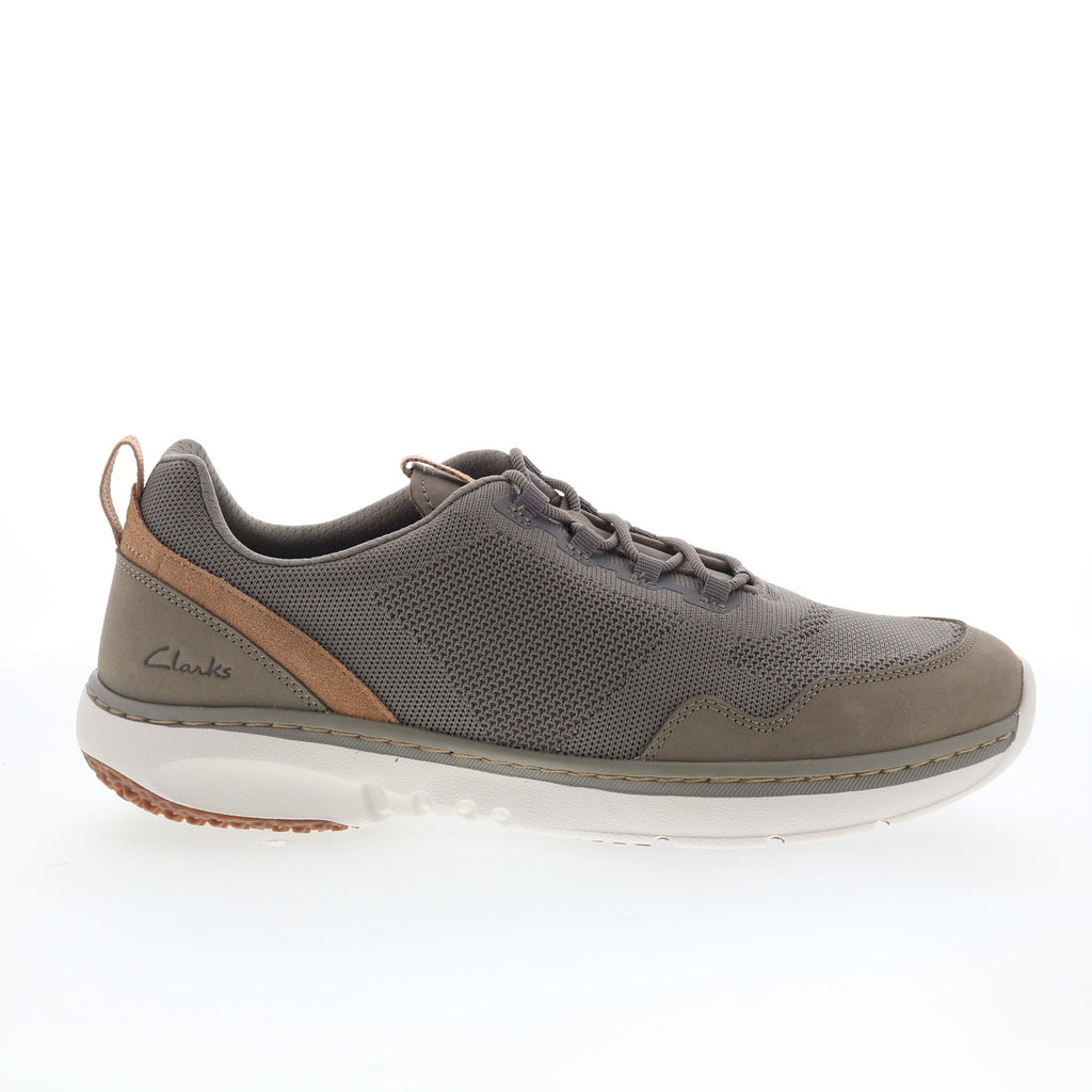 Clarks Clarks Pro Knit 26176861 Mens Gray Nubuck Lifestyle Sneakers Sh ...
