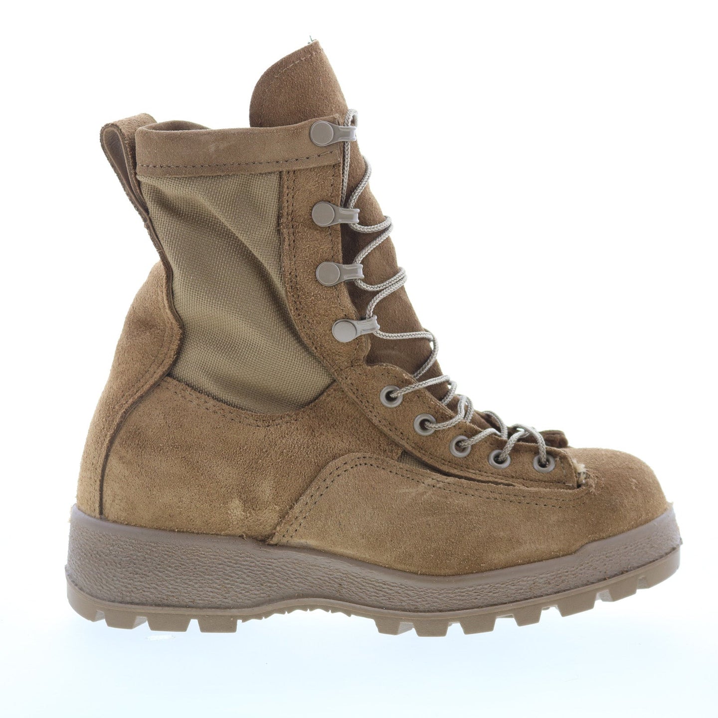 McRae Army Temp Made In USA 2CTW Mens Brown Narrow Suede Tactical Boot ...