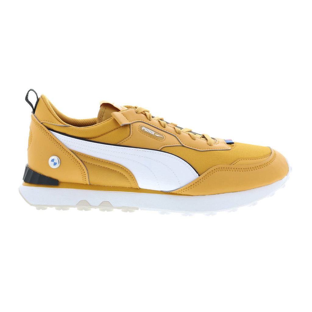 Puma Bmw M Motorsport Rider FV Mens Yellow Motorsport Sneakers Shoes ...