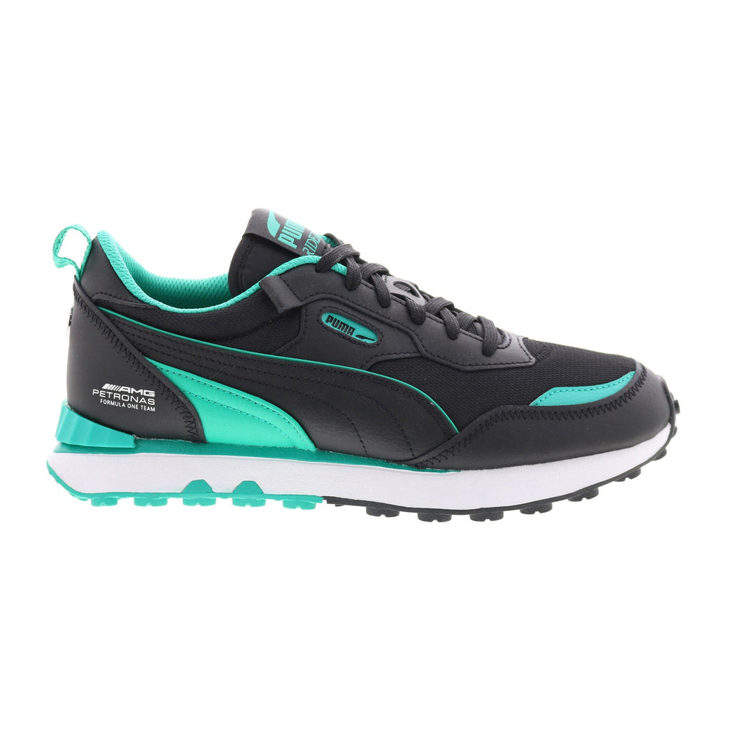 Puma Mapf1 Mercedes AMG Petronas Rider FV Mens Black Leather Sneakers ...
