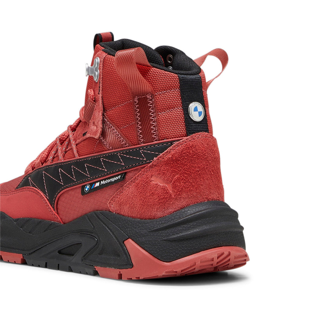 Puma BMW M Motorsport RS-Trck Mid Mens Red Motorsport Sneakers Shoes ...