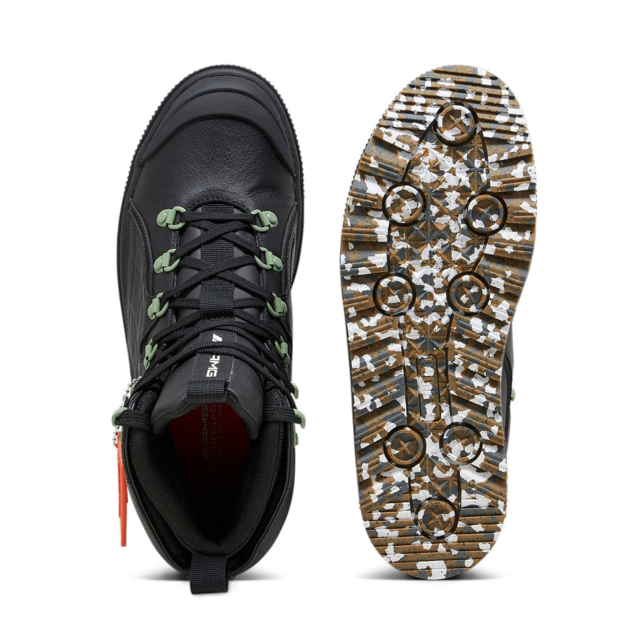 Puma MAPF1 Mercedes AMG Petronas Ren Boot Mens Black Casual Dress Boot ...