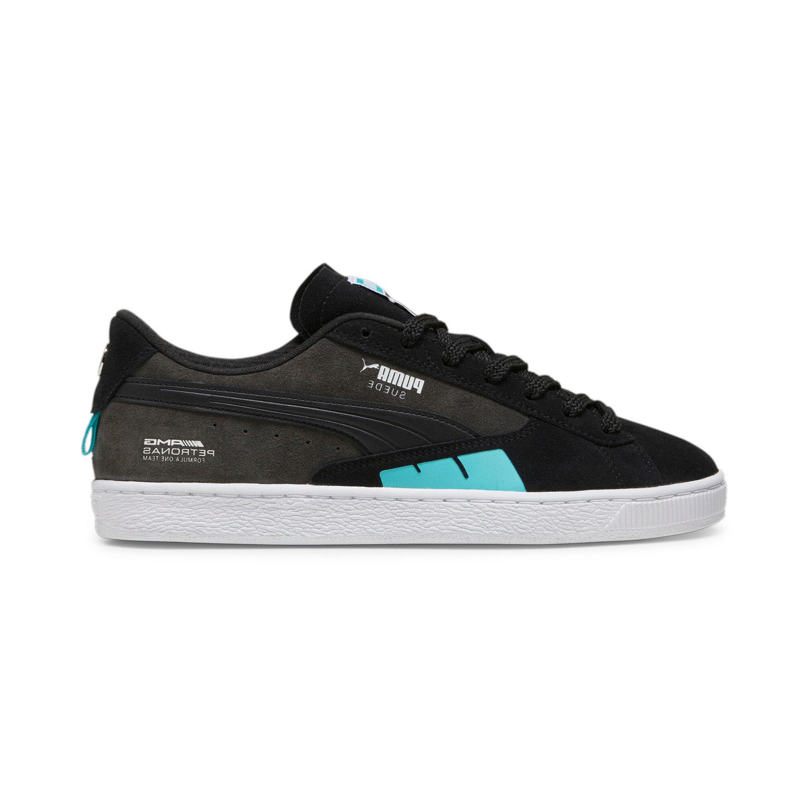 Puma MAPF1 Mercedes AMG Petronas Suede 30802401 Mens Black Sneakers Sh ...