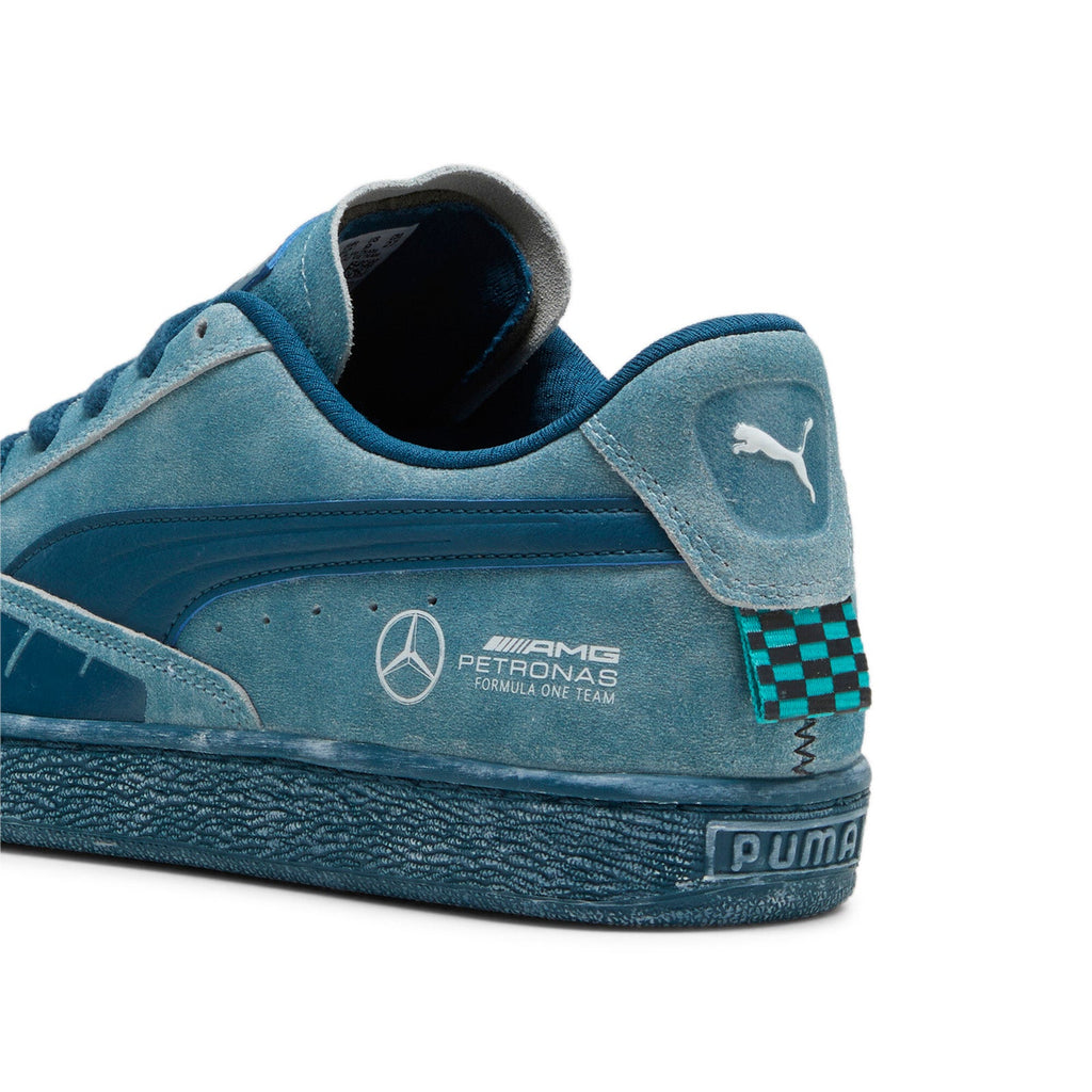Puma Mapf1 Mercedes AMG Petronas Suede Team CGS Mens Blue Sneakers Sho ...
