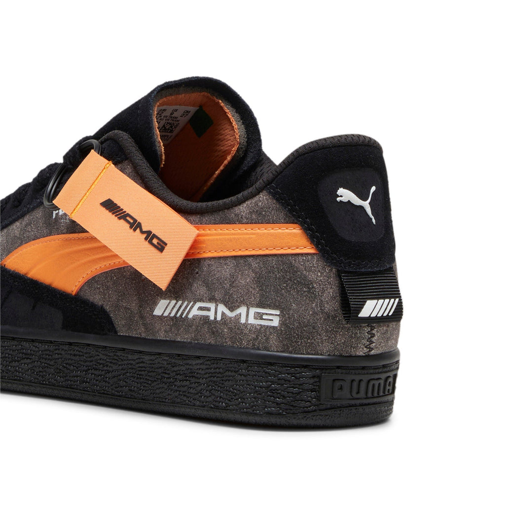 Puma Mercedes AMG Suede T Mens Black Motorsport Inspired Sneakers Shoe ...