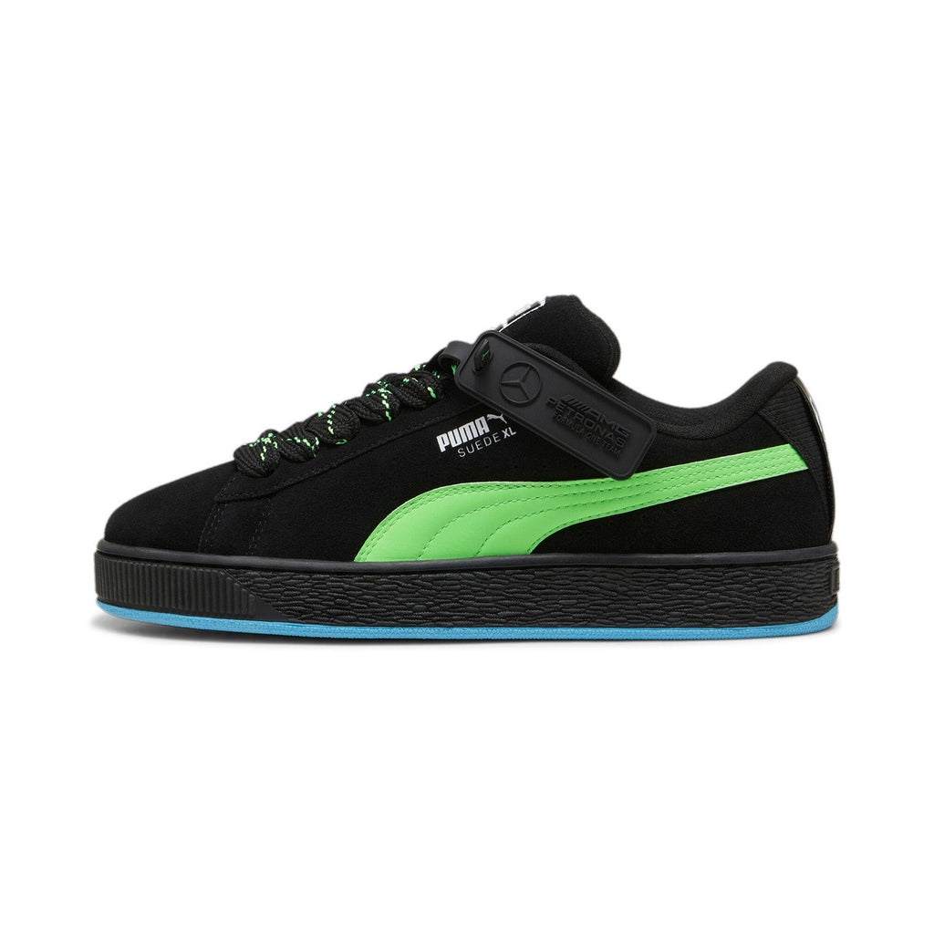 Puma Mercedes AMG MAPF1 Suede Xl Neon 30858201 Mens Black Sneakers Sho ...