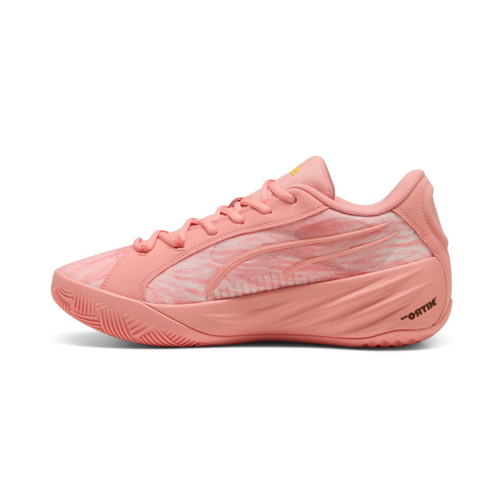 Puma All-Pro Nitro Dress Code Mens Pink Leather Athletic Basketball Sh ...